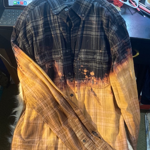 Shirts | Bleached Button Down | Poshmark